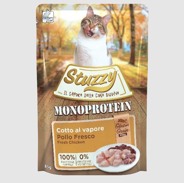STUZZY GATTO MONOPROTEIN POLLO gr 85 (4 bustine)
